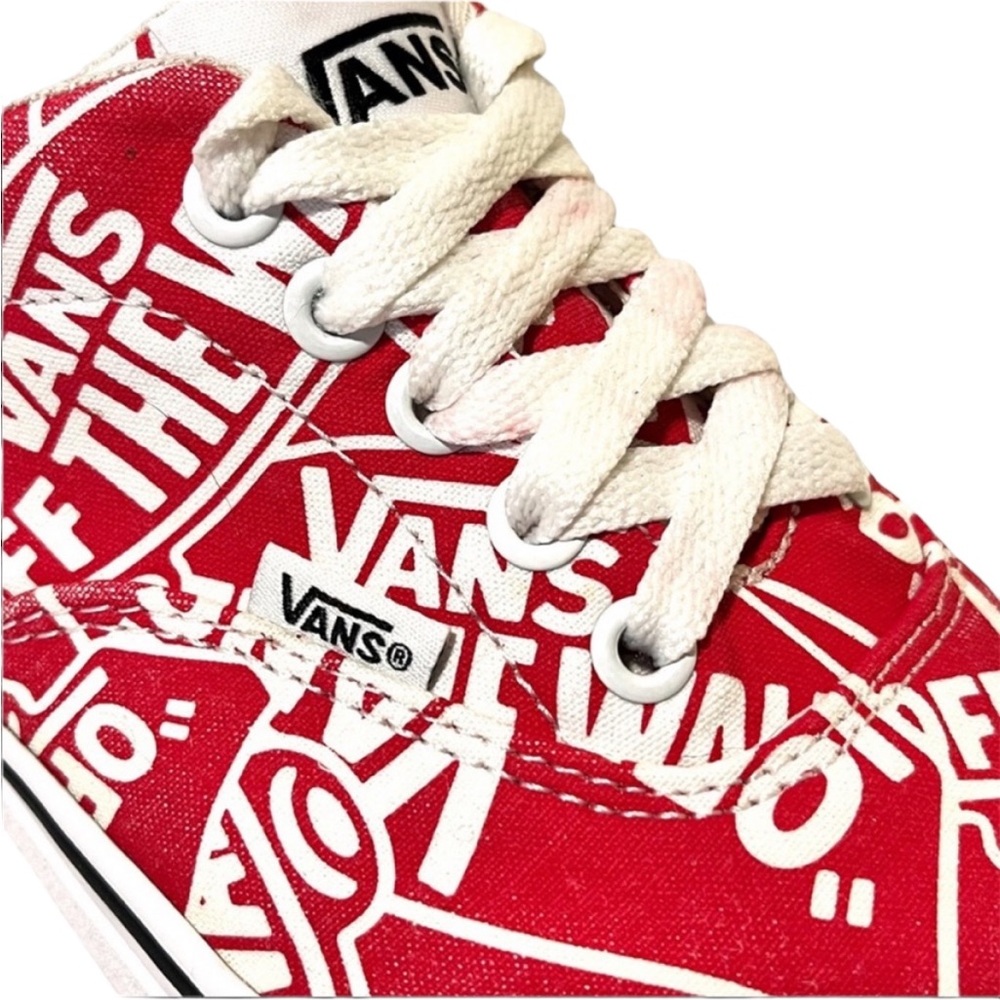 Mens Vans Red And White Doheny Off The Wall Skate Sne… - Gem